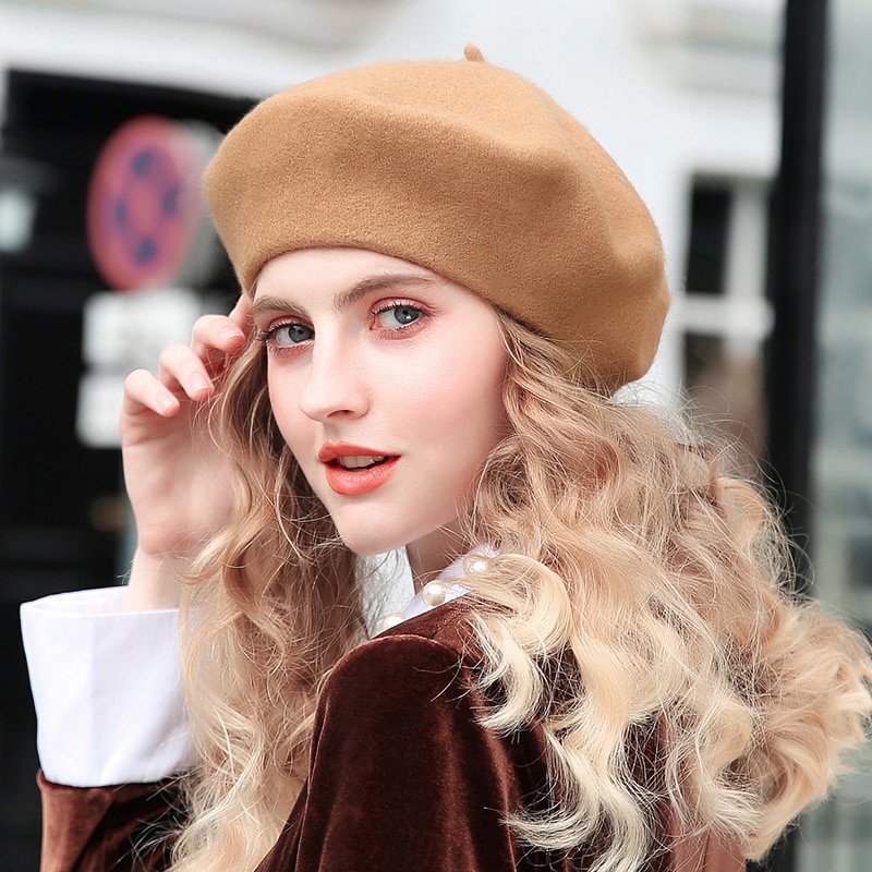 100% Pure Wool Beret Parisian Chic-Oh-La-Chic